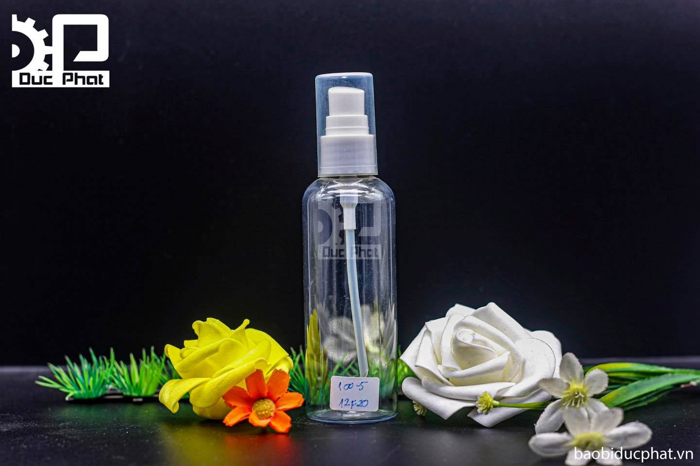 Chai nhựa 100ml Cao Cấp Chất Liệu PET - Bao Bì Đức Phát