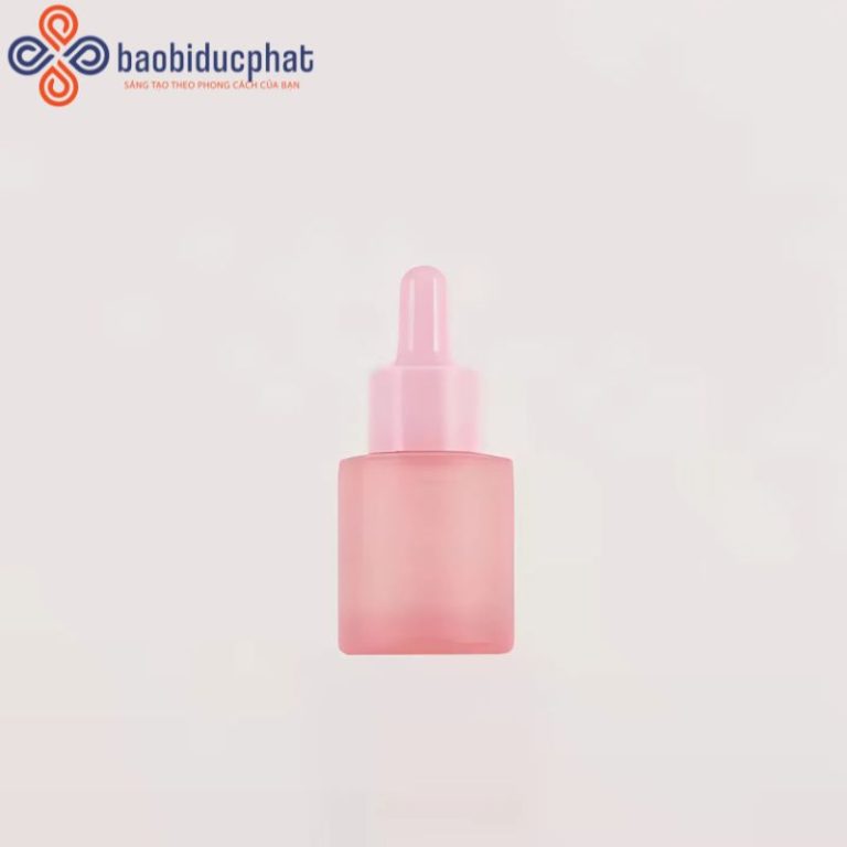 Chai thủy tinh đựng tinh dầu vai phẳng màu gradient 20ml - Bao bì Đức Phát